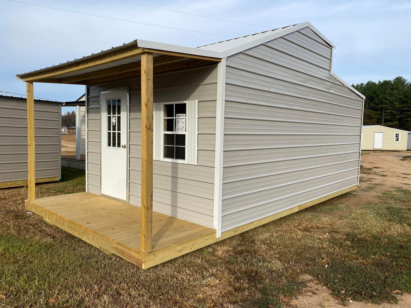 Lofted Big Mac Portable Building – Holcomb Buildings